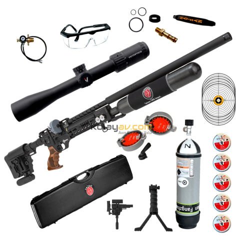 Hatsan Factor Sniper Long Dürbün+Scuba PCP Havalı Tüfek, 6.35mm ...