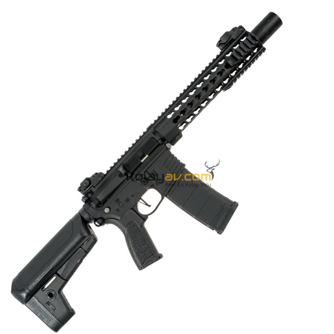 Delta Armory M4 AR15 KeyMod 10" Predator Charlie Airsoft Tüfek Siyah